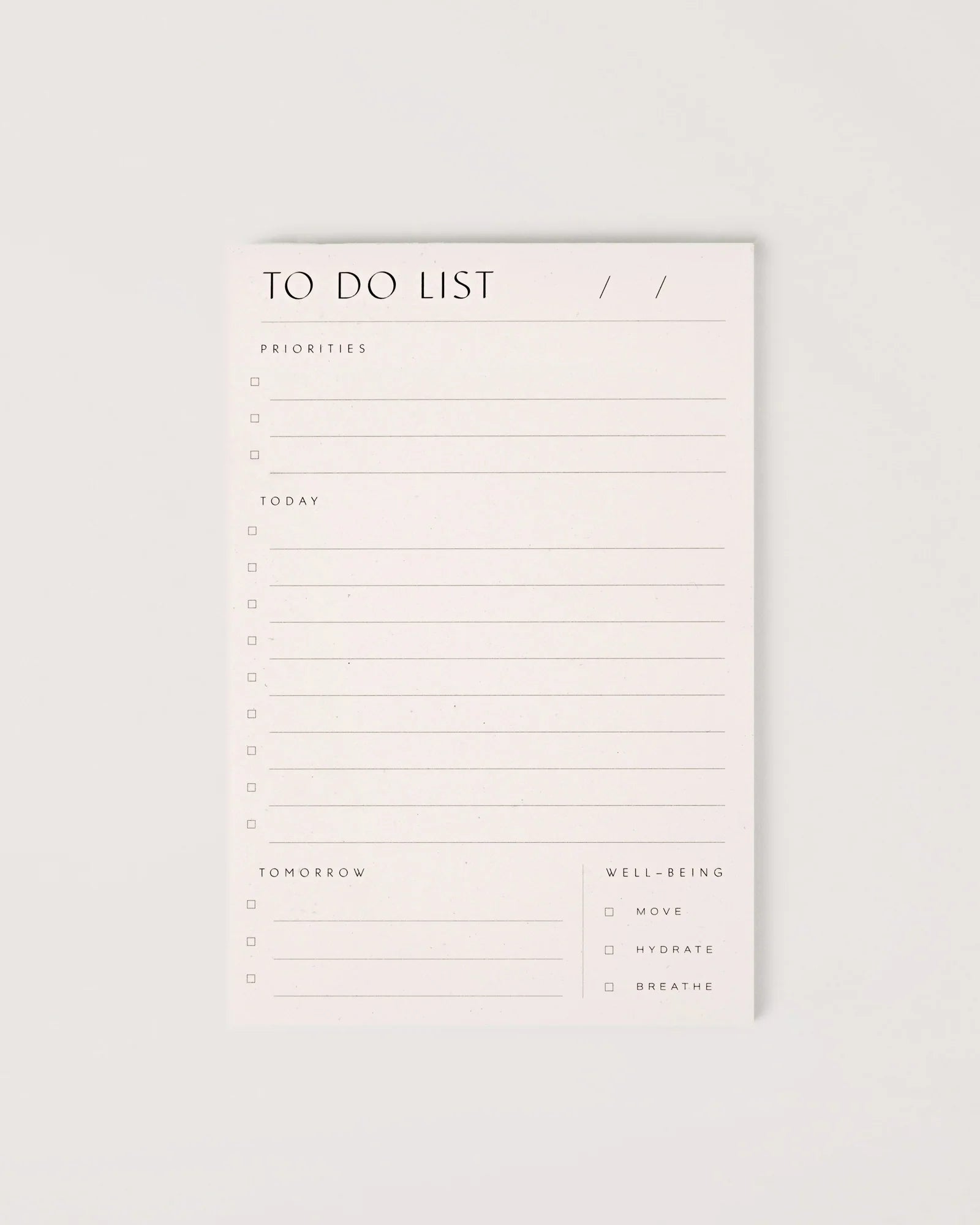 WILDE HOUSE TO DO LIST PAD - Rock Paper Scissors